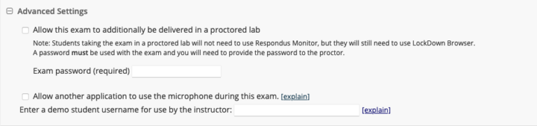 Administering Canvas Quizzes with Respondus LockDown Browser