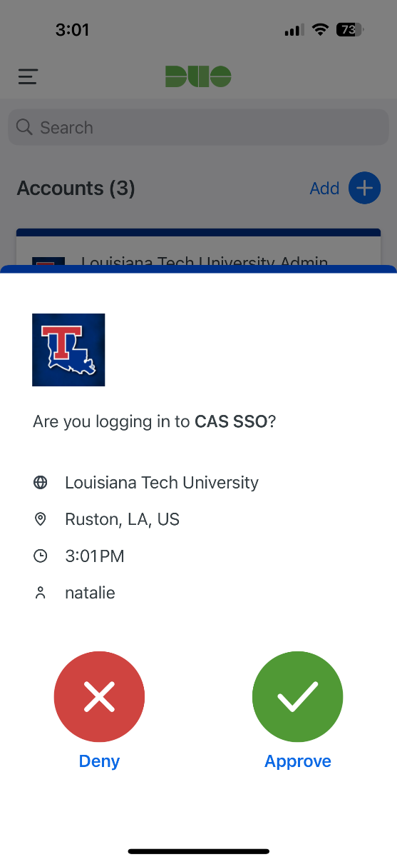 Setup MFA for Faculty and Students – DUO MOBILE