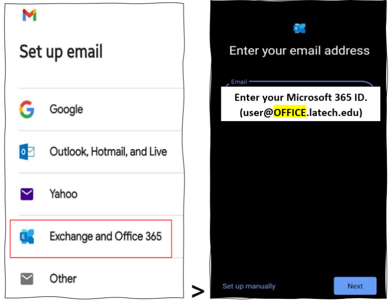 Add Microsoft 365 Email to Mobile Devices